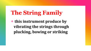 Sounds and Instruments | PPTX
