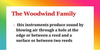 Sounds and Instruments | PPTX