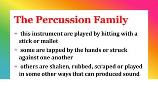 Sounds and Instruments | PPTX