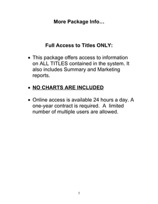 Soundscan Info Packet | DOC