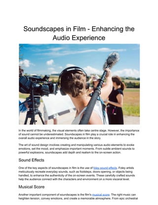 Soundscapes in Film - Enhancing the Audio Experience.pdf
