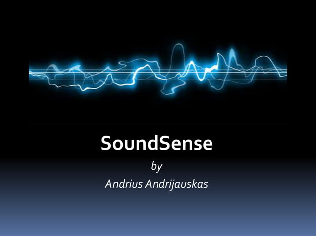 SoundSense | PPTX