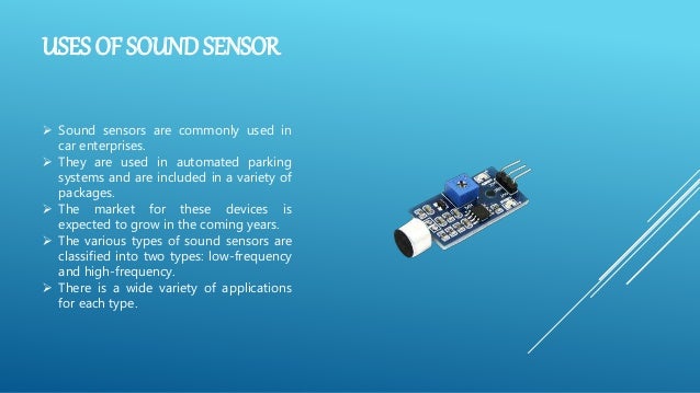 Sound sensors | PPTX
