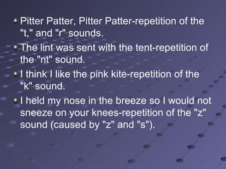 Sounds in Poetry | PPT