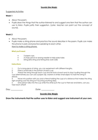 Sounds like magic | DOCX