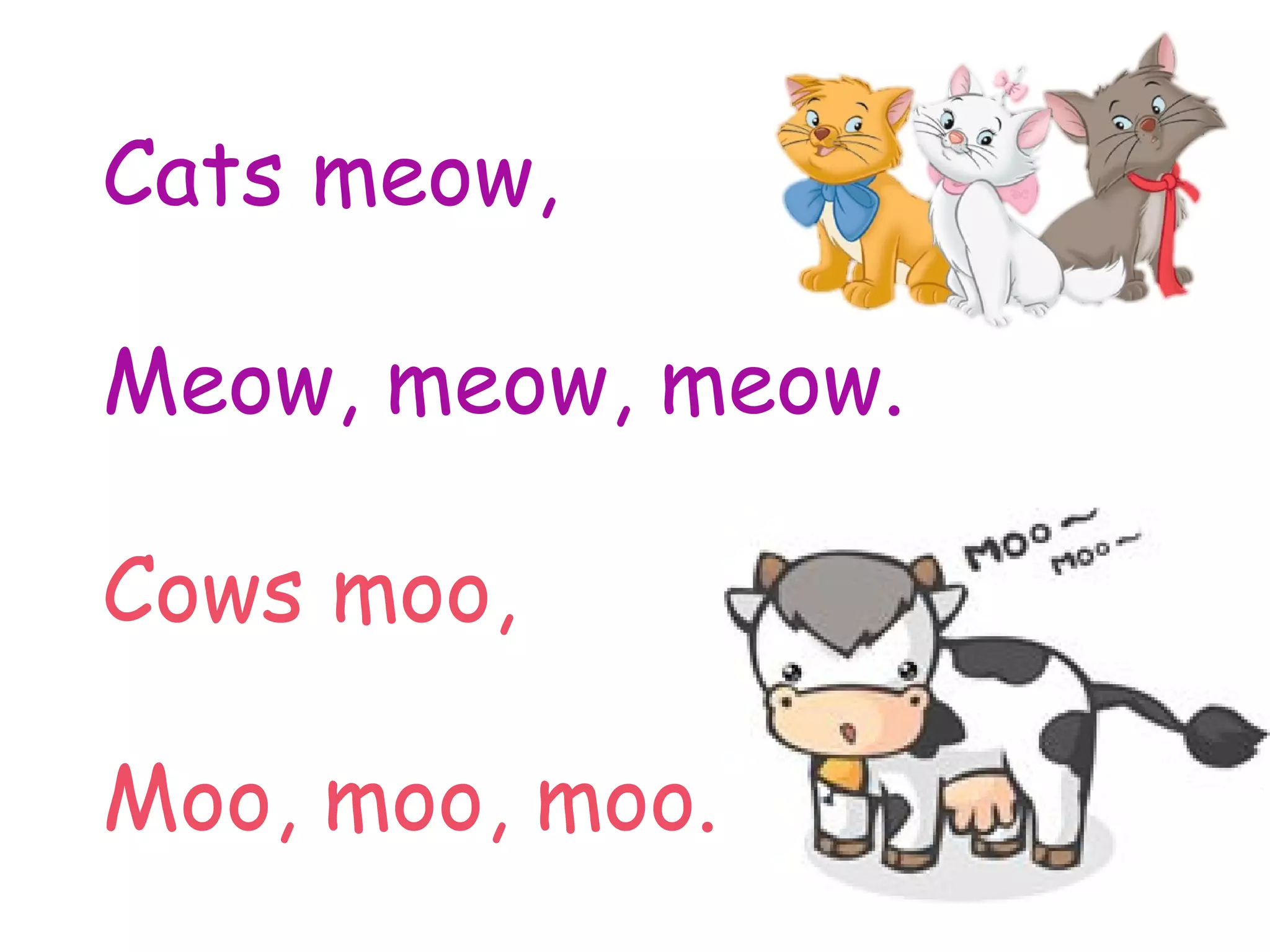 Sounds of animals | PPT