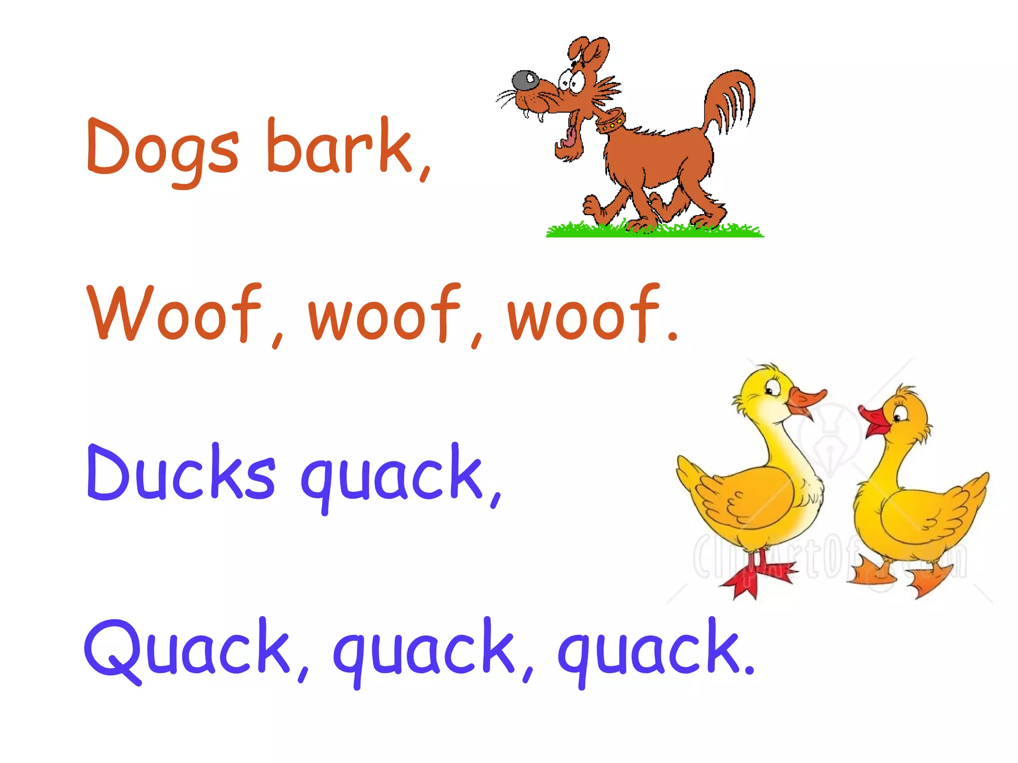 Sounds of animals | PPT