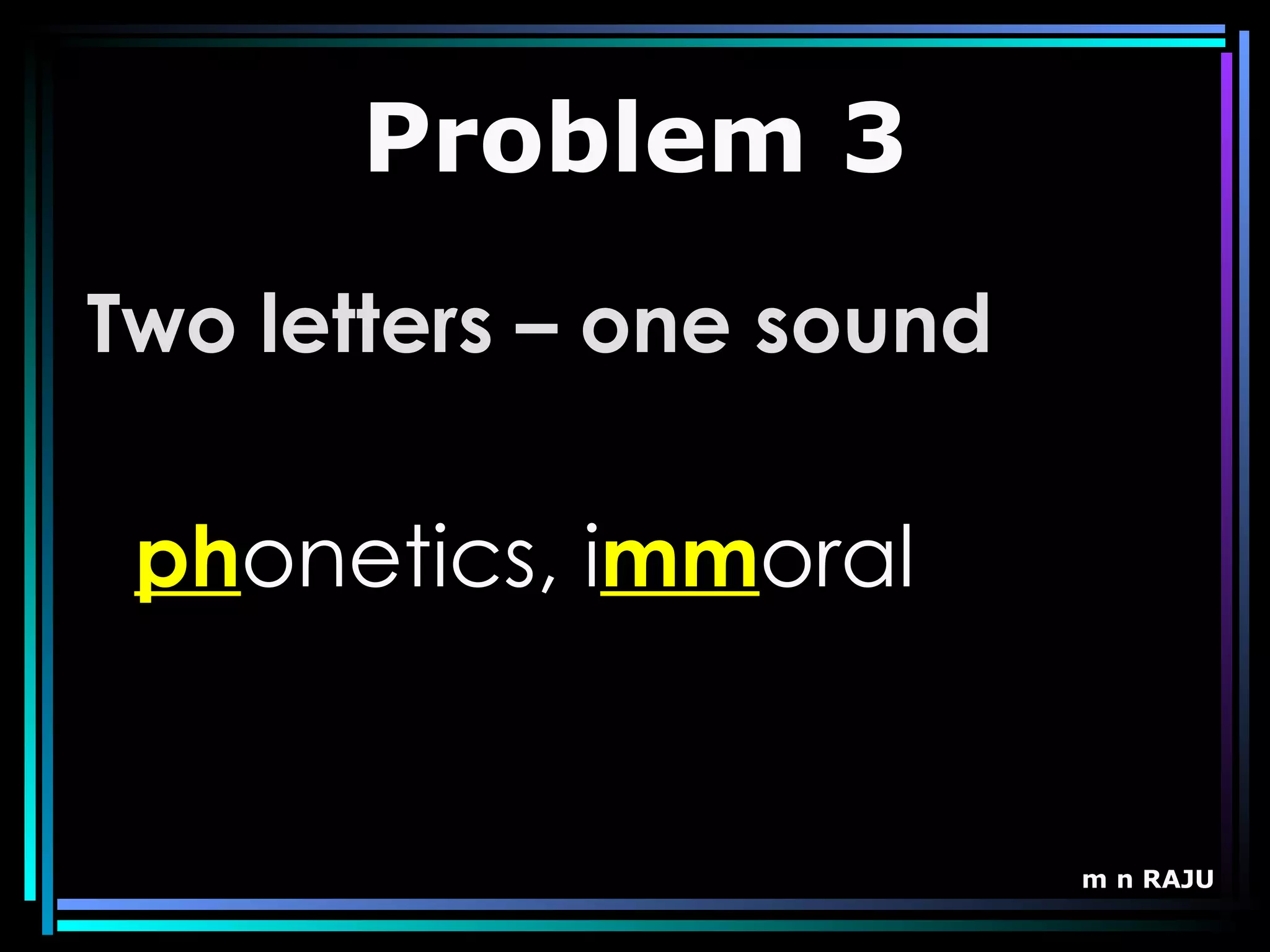 The Sounds of English | PPT