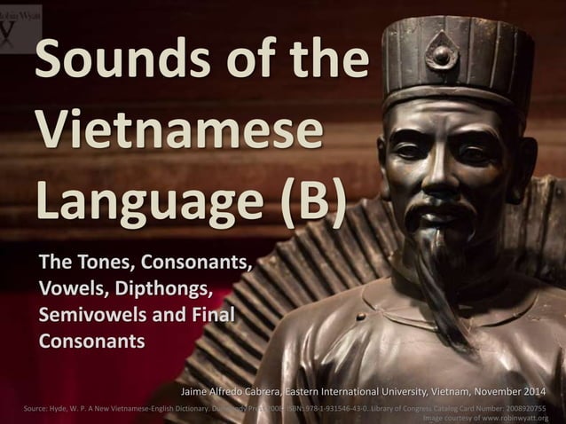 Sounds of the Vietnamese Language (B) | PPT