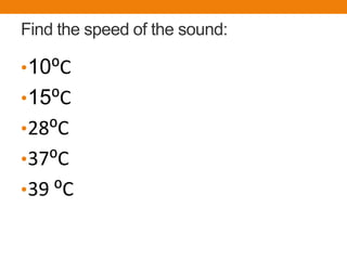 Sound solving | PPTX