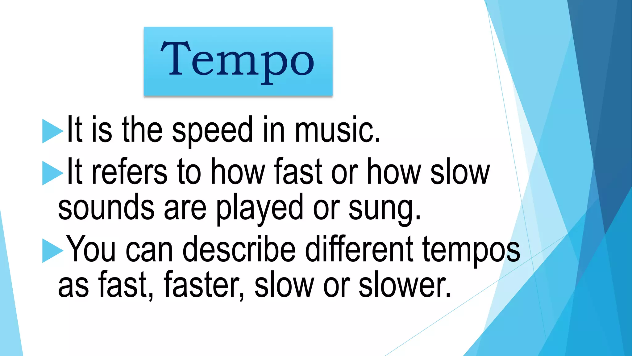 Sound speed in music | PPTX