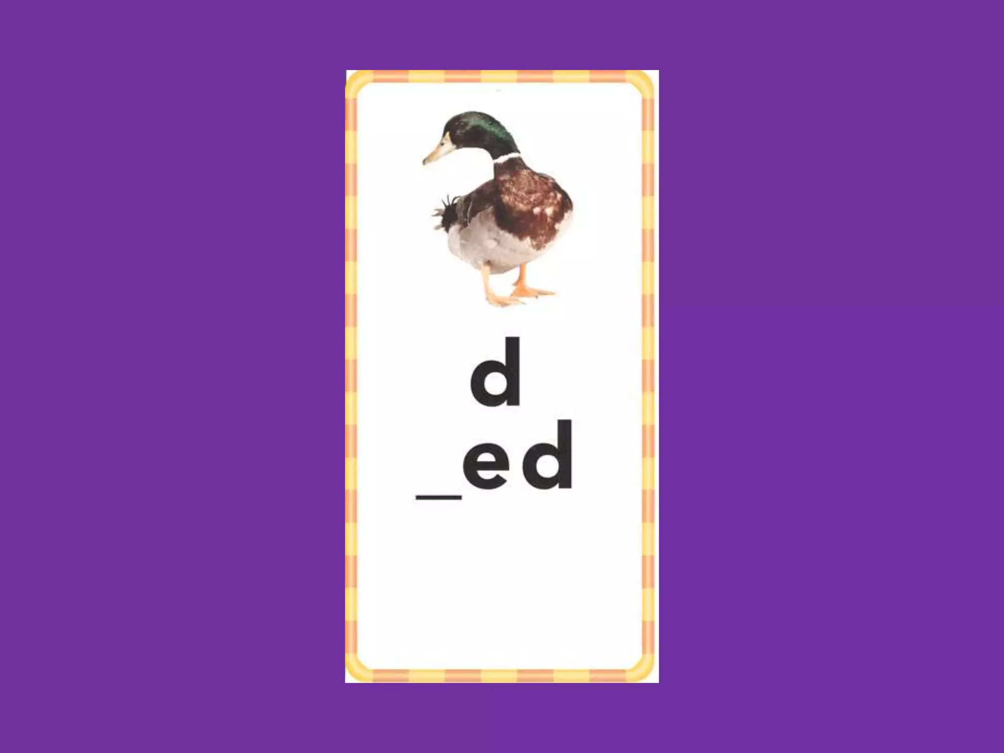 Sound spelling cards run through | PPTX