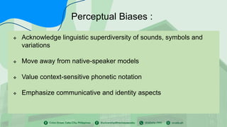 Sounds, Variations and IPA.pptx | Hobbies & Interests