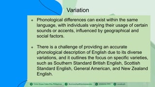 Sounds, Variations and IPA.pptx | Hobbies & Interests