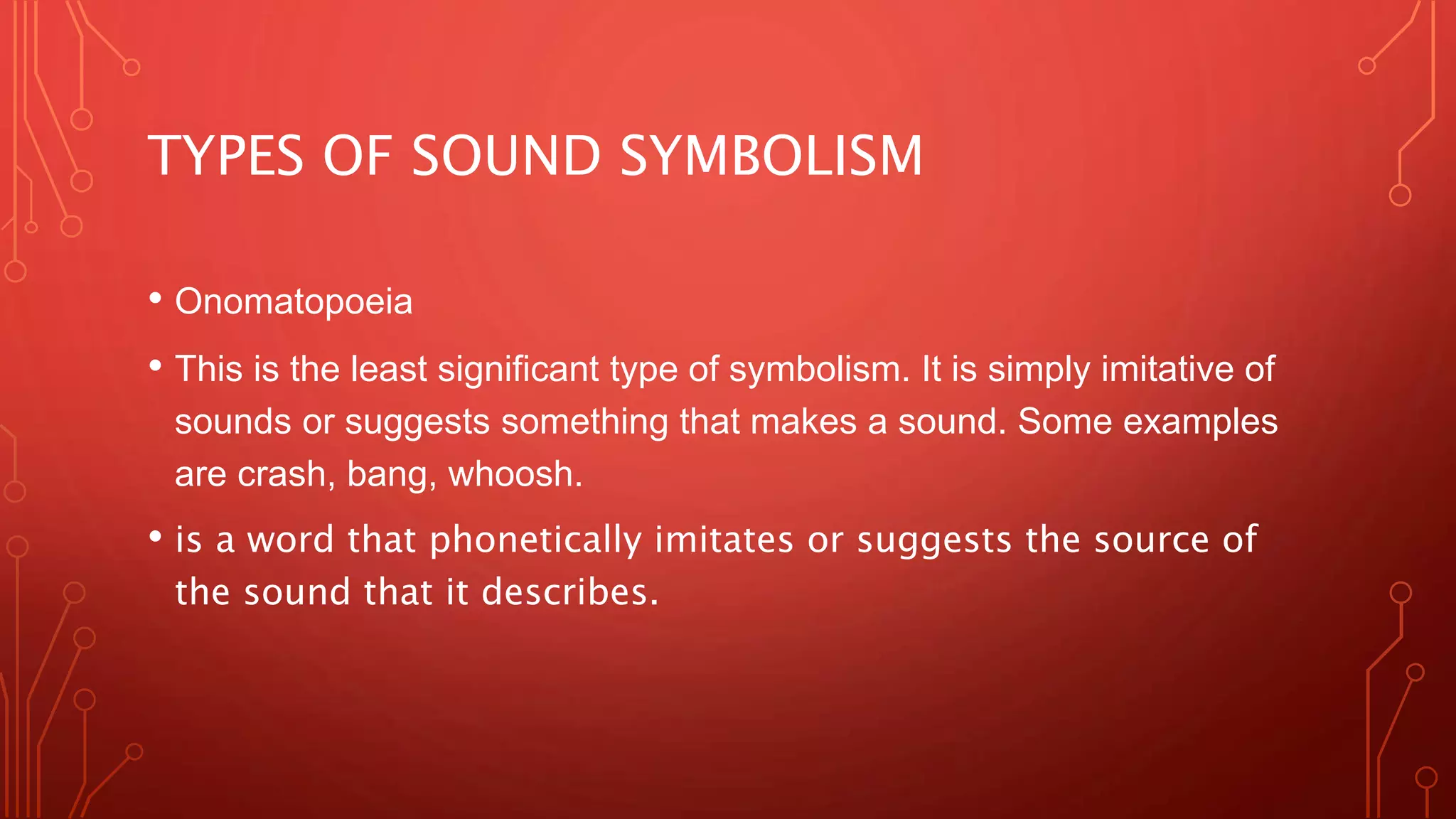 Sound symbolisms | PPTX