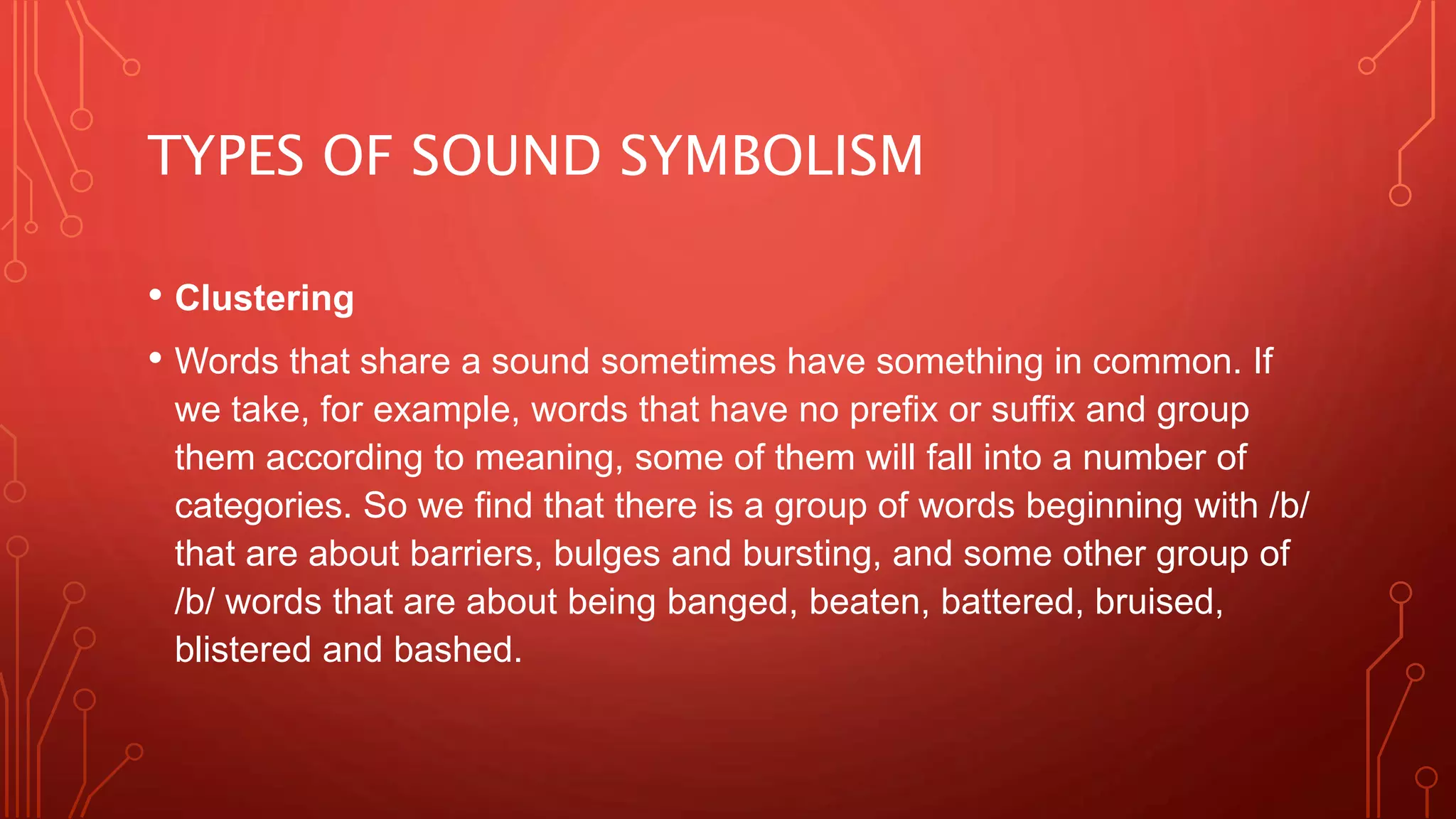 Sound symbolisms | PPTX