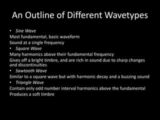Sound synthesis | PPTX