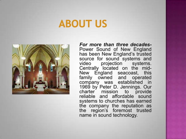 Sound system installation | PPTX