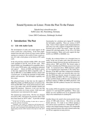 Sound systems on linux | PDF