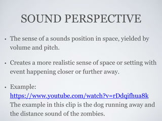 Sound techniques | PPTX