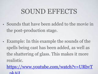 Sound techniques | PPTX | Musicals | Genres