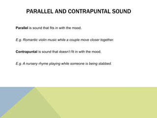 Sound terminology | PPTX