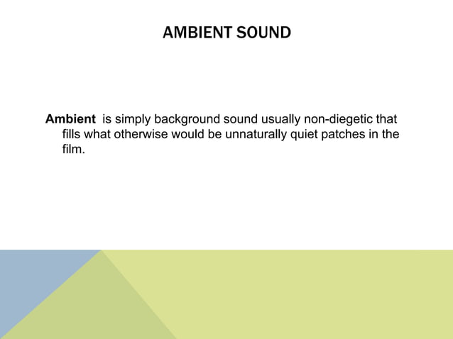 Sound terminology | PPTX