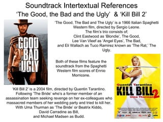 Soundtrack Intertextual References | PPT
