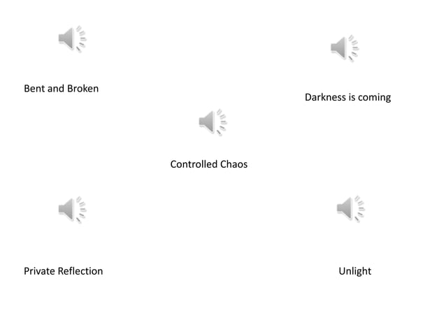 Sound track ideas for opening sequence | PPTX