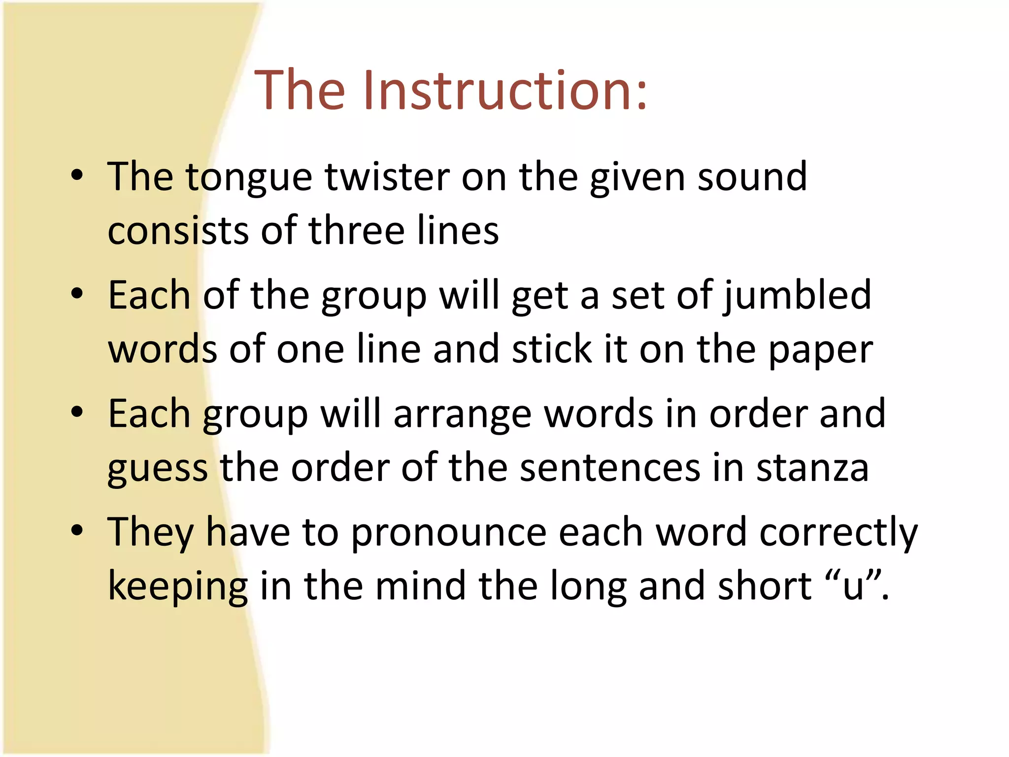 English Vowel 'u' | PPTX