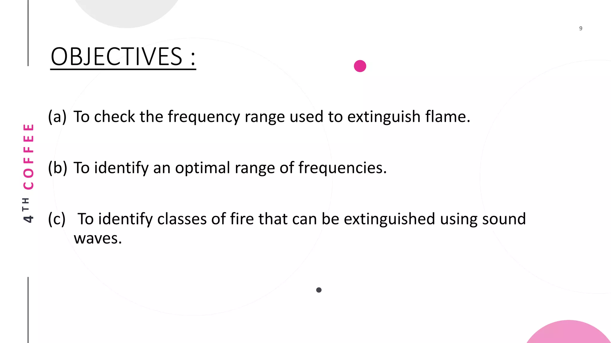 Sound wave fire extinguisher new | PPTX