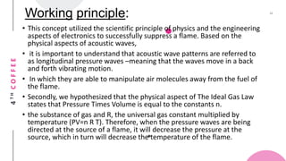 Sound wave fire extinguisher new | PPTX
