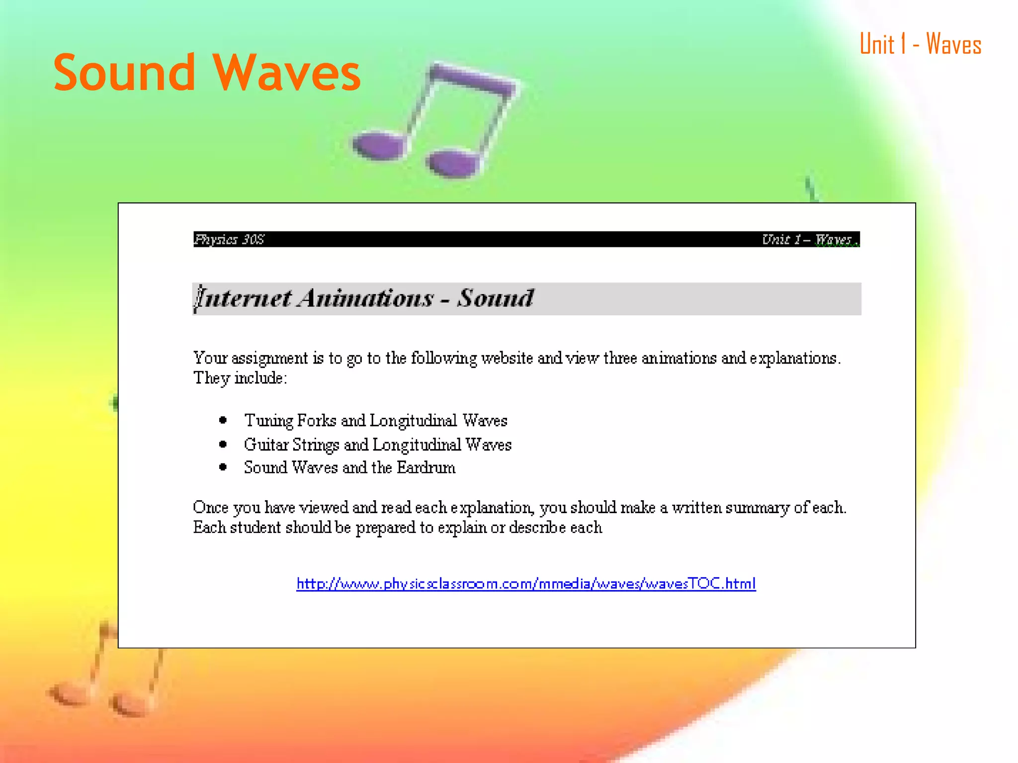 Sound Waves | PPT