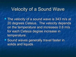 Sound waves | PPT