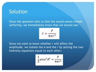 Equations For Sound Waves