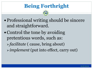 Sound Writing Principles | PDF