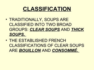 Soupclassificationeedddddddffffffffffffff | PDF