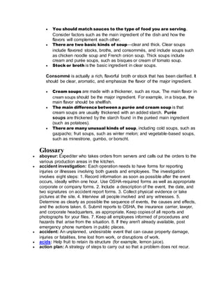 Soups and sauces doc | DOCX