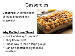 Soups, Salads & Casseroles PowerPoint | PPT