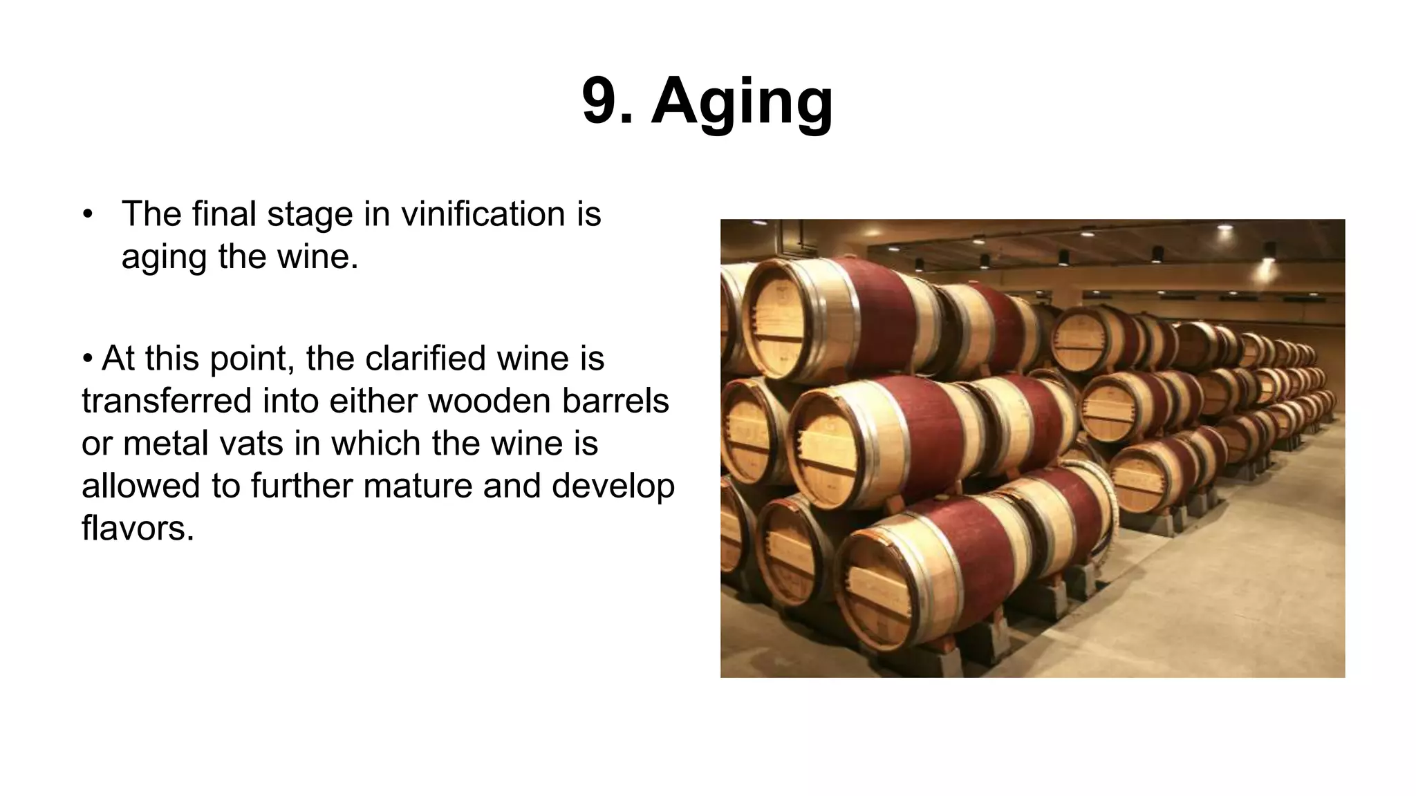 WINE PRODUCTION STEPS. | PPTX