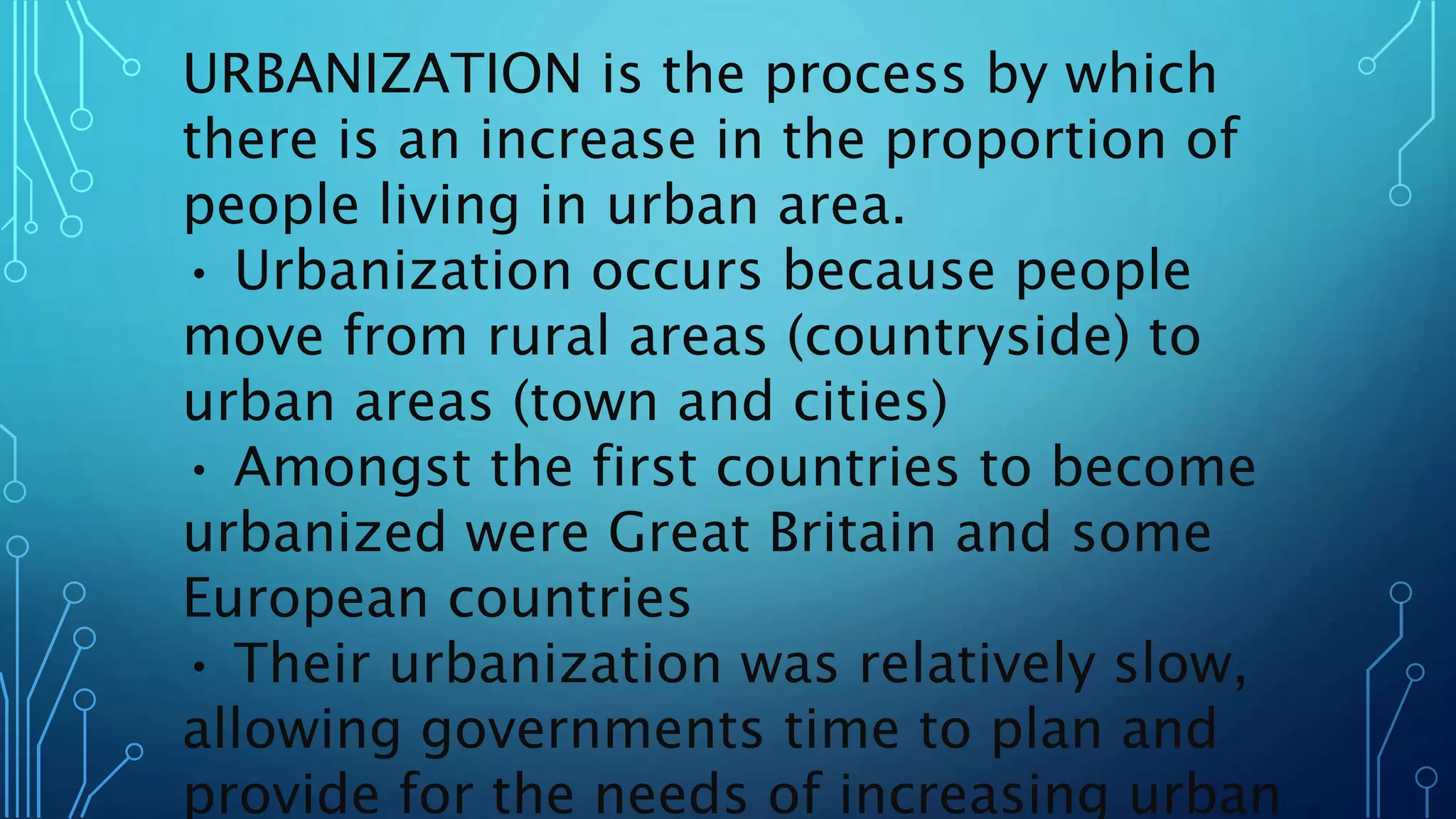 Rapid Urbanization | PPTX