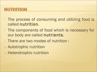 NUTRITION | PPT