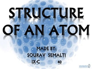 STRUCTURE OF AN ATOM | PPT