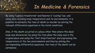 application of differential equation by saurav das | PPT