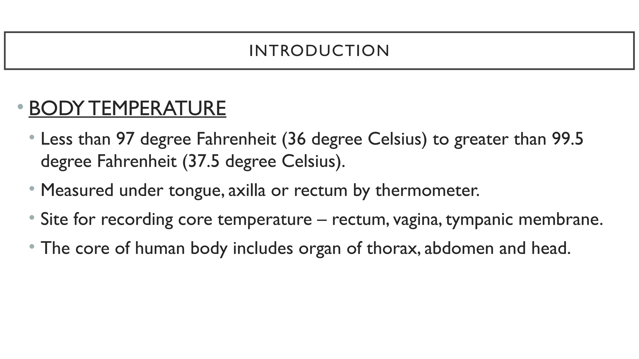 Mechanism of temperature regulation presentation | PPTX