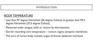 Mechanism of temperature regulation presentation | PPTX