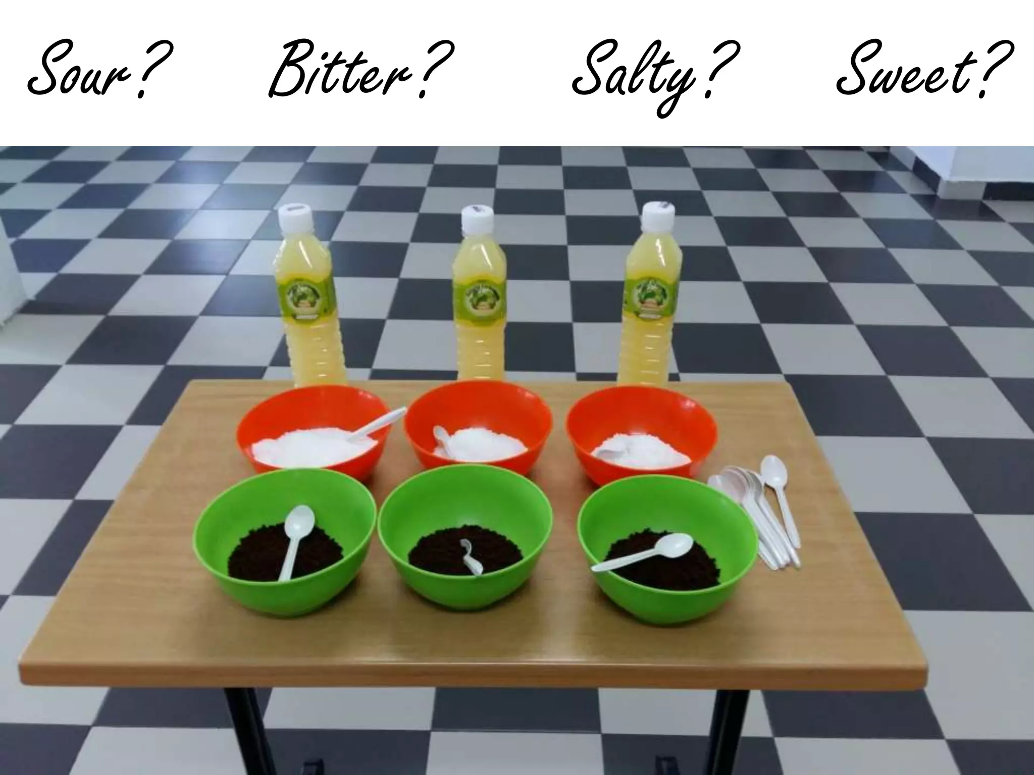 Sour bittersalty sweet | PPTX