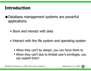Expanding the control over the operating system from the database | PDF