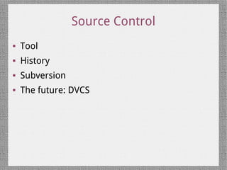 The Source Control Landscape | PPT
