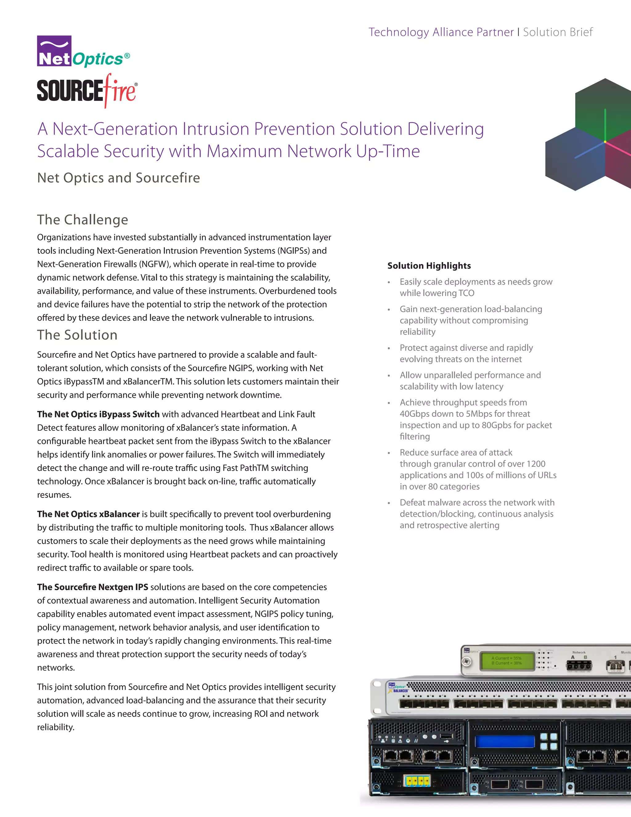 Sourcefire - A Next-Generation Intrusion Prevention Solution Delivering ...